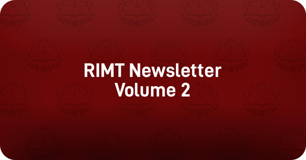 RIMT Newsletter – RIMT University