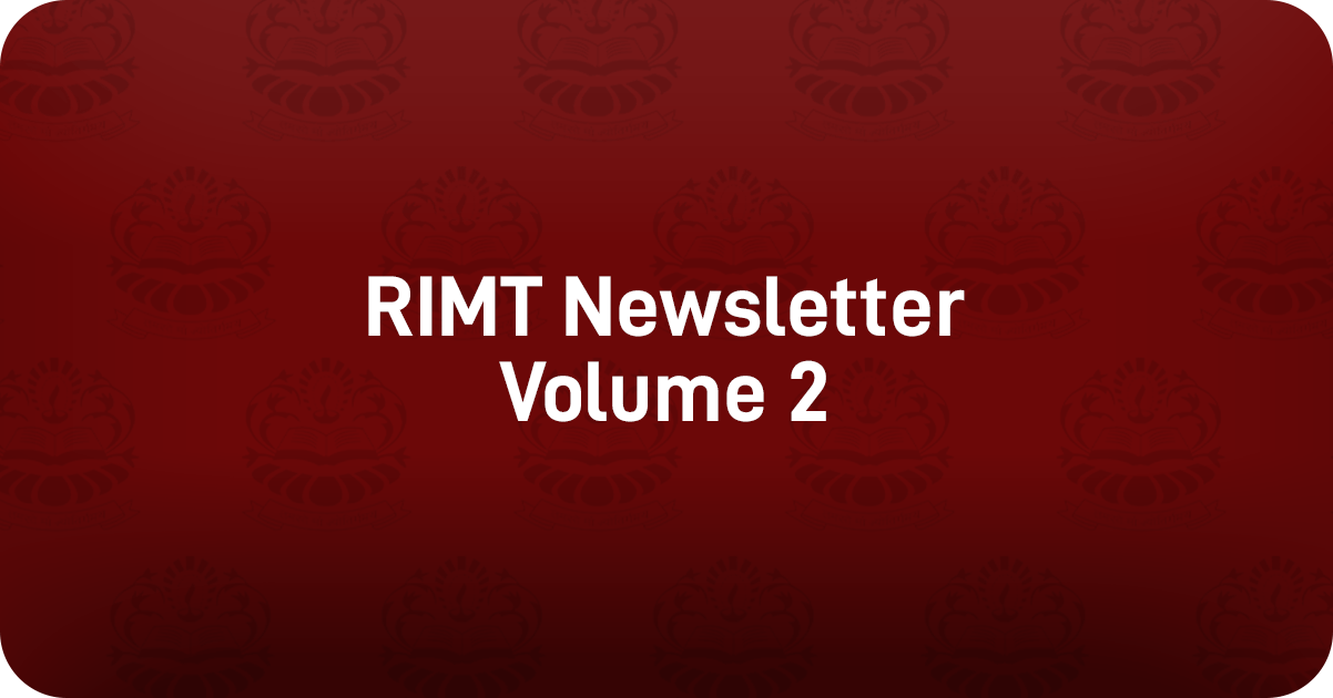 RIMT Newsletter - RIMT University